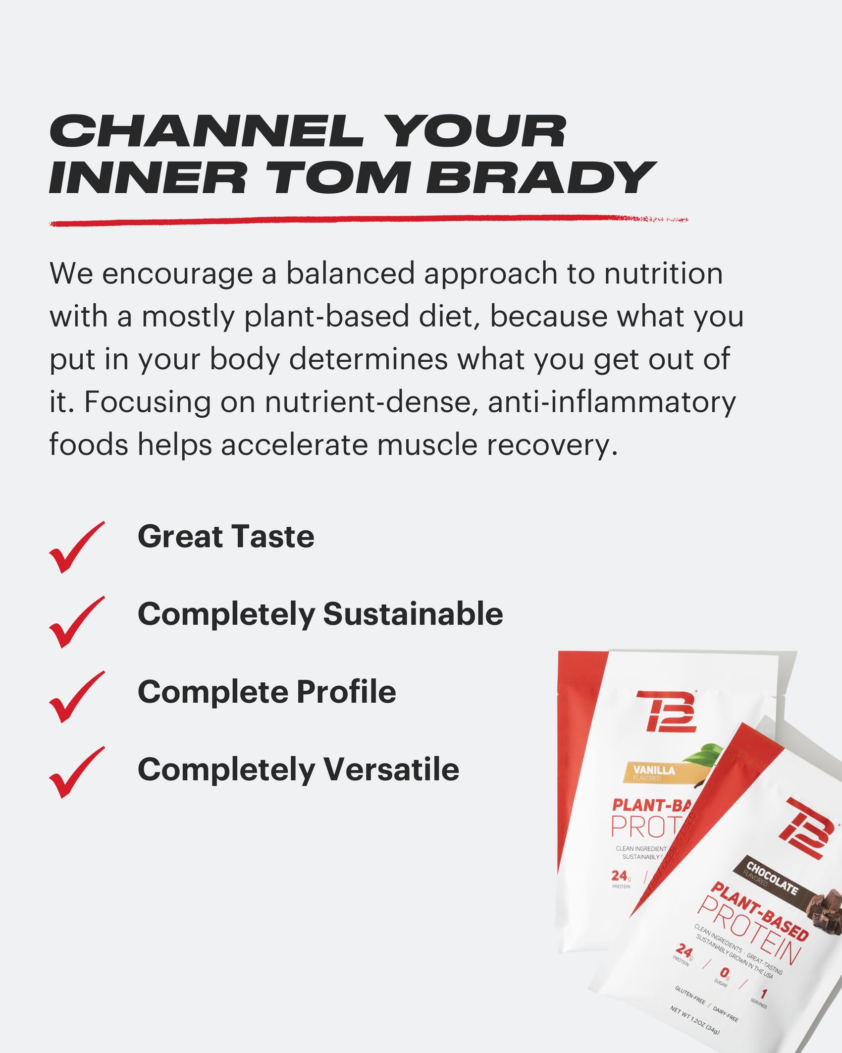 Plant Protein Powder | TB12 Sports